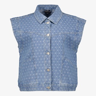 TwoDay dames denim gilet met print online bestellen | Scapino